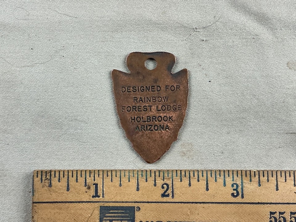 vtg Copper Souvenir from Rainbow Forest Lodge & The Petrified Forest ...