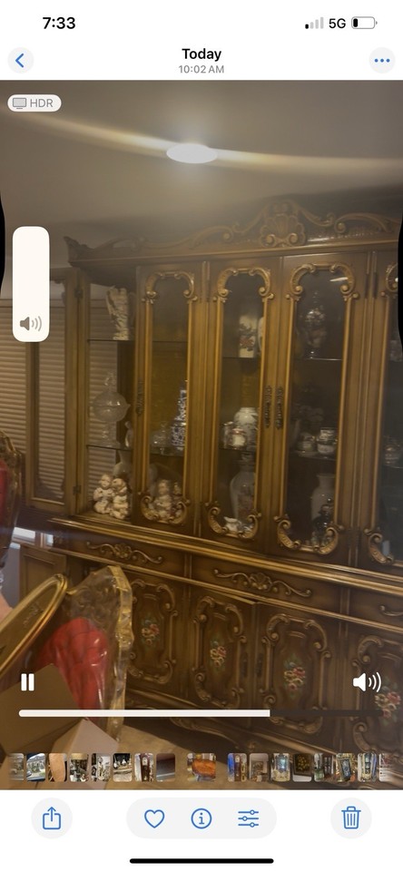 John Morano Baroque handpainted dining set | eBay
