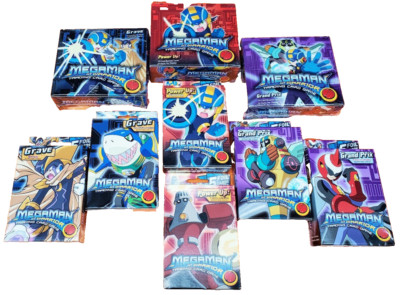 Mega Man TCG 3 Booster Box Lot Plus 6 starter decks | eBay