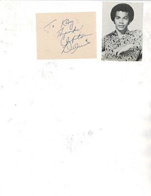 Clifton Davis Personalized autograph on a 2.5 x3 note card | eBay