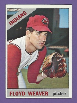 1966 Topps - #231 Floyd Weaver - Cleveland Indians - NrMt (rj) | eBay