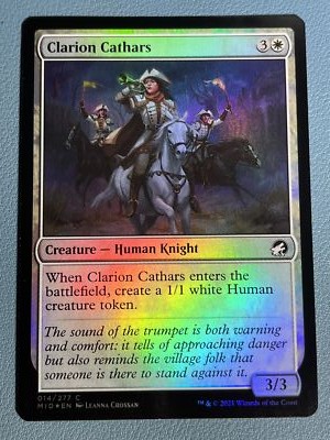 MTG Clarion Cathars Foil Innistrad MID NM | eBay