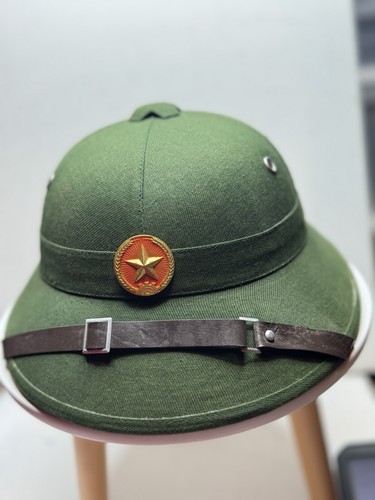 Vietnamese pith helmet (also known as safari helmet or Viet Cong helmet ...