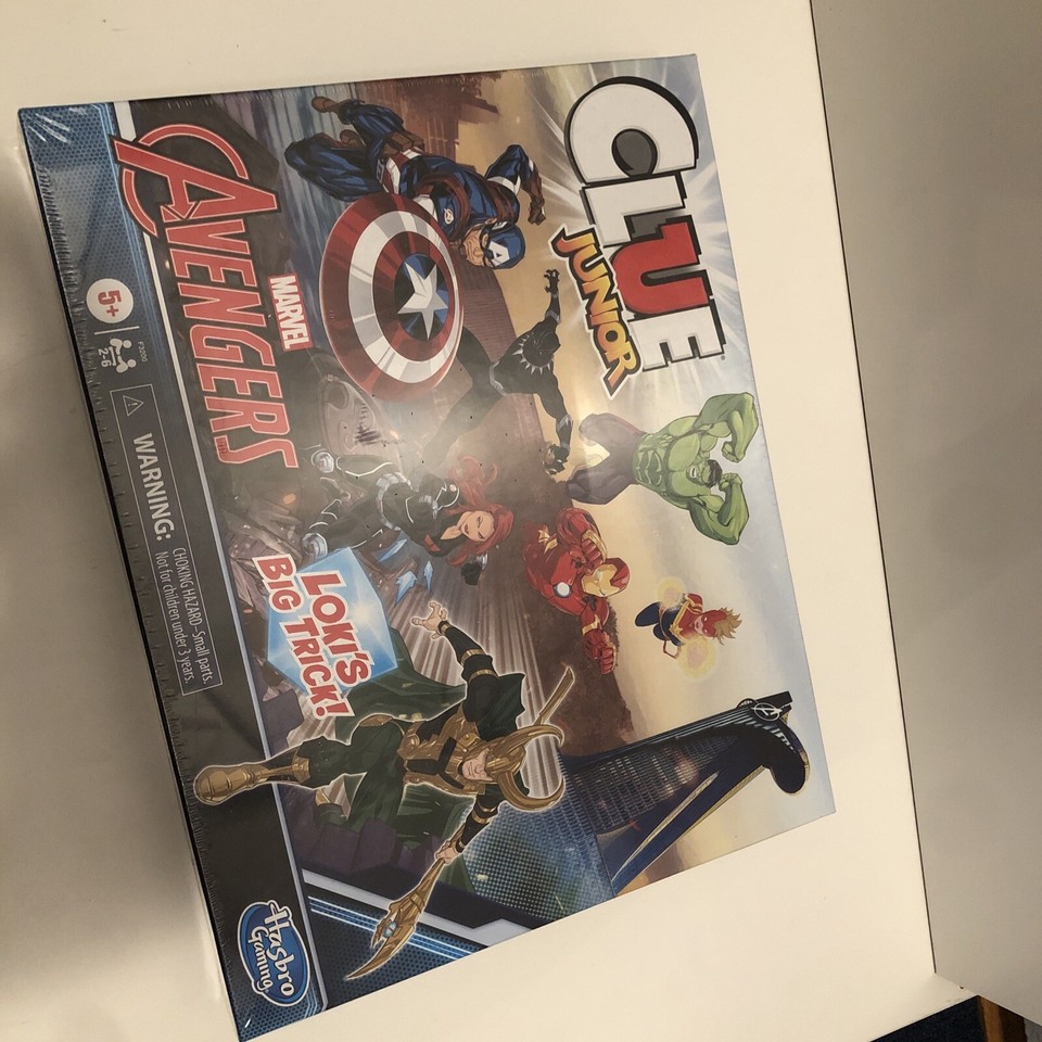 Hasbro Gaming Clue Junior: Marvel Avengers Edition Board Game for Kids ...