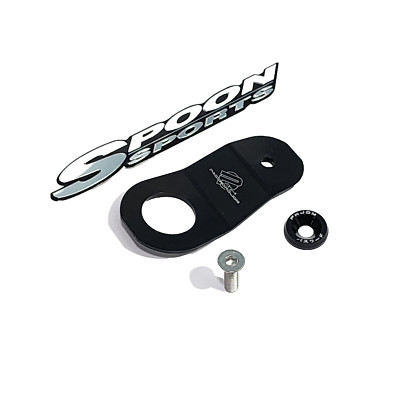 BLACK RADIATOR STAY BRACKET BOLT FOR 96-00 HOND CIVIC EK EP S2000 SPOON ...