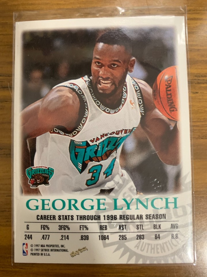 1997-98 Skybox AUTOGRAPHICS GEORGE LYNCH Auto! AUTOGRAPH! | eBay