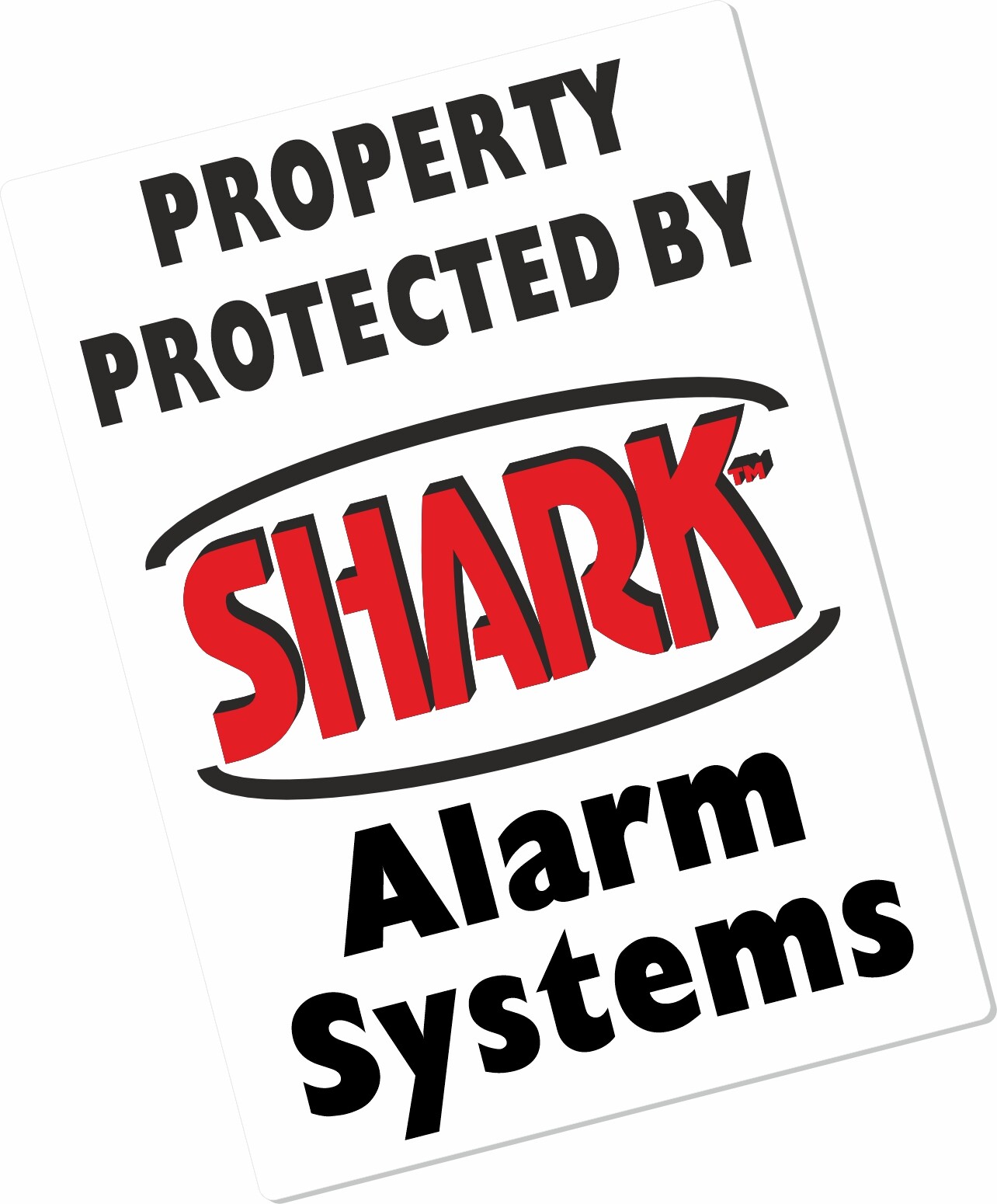 Alarm Bell Box Stickers Security Protected Labels Burglar Warning Signs ...