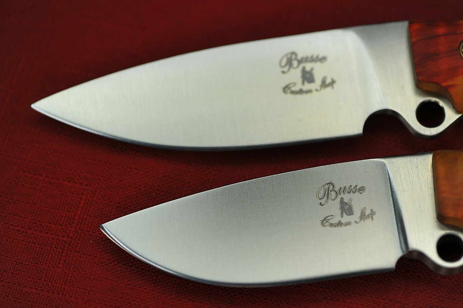 2010 Busse Custom BAD/Fat Warden Set .Satin INFI Blade Fire Striped ...