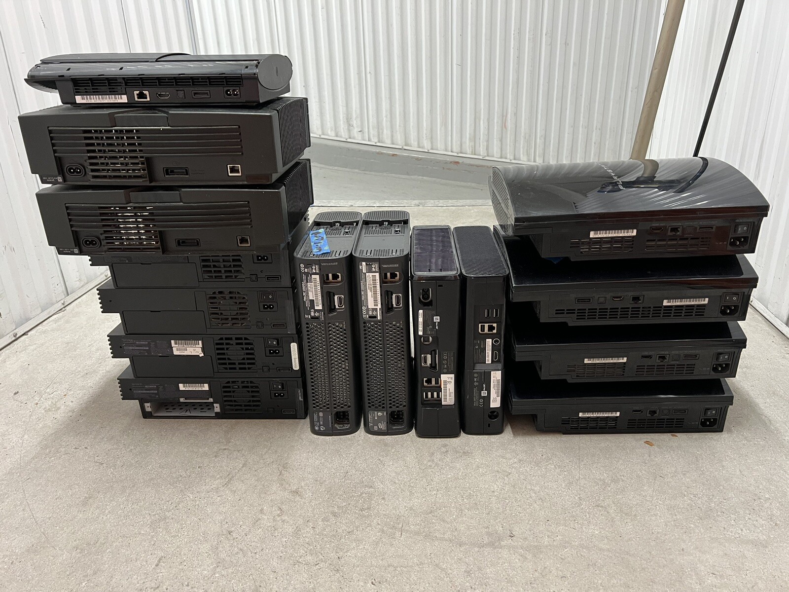 Lot PlayStation 3 PS3 FAT CechA01 Backwards Superslim PS2 XBOX 360 ...