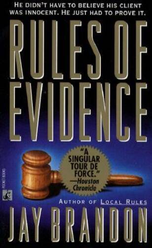 Rules of Evidence - Mass Market Paperback By Brandon, Jay - GOOD ...