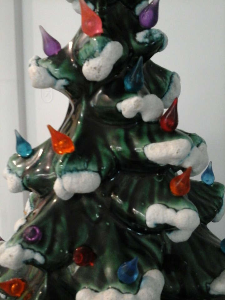 26 Medium Star Twinkle Lights LONG STEM Ceramic Christmas Tree Bulb ...