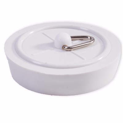 REPLACEMENT WHITE RUBBER 45mm BATH PLUG Bathroom 1 3/4" Drain Stopper ...
