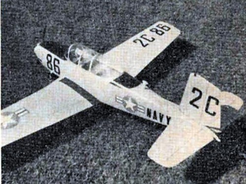 Beechcraft T-34 Mentor 70" Wingspan RC Model Airplane Printed Plans ...
