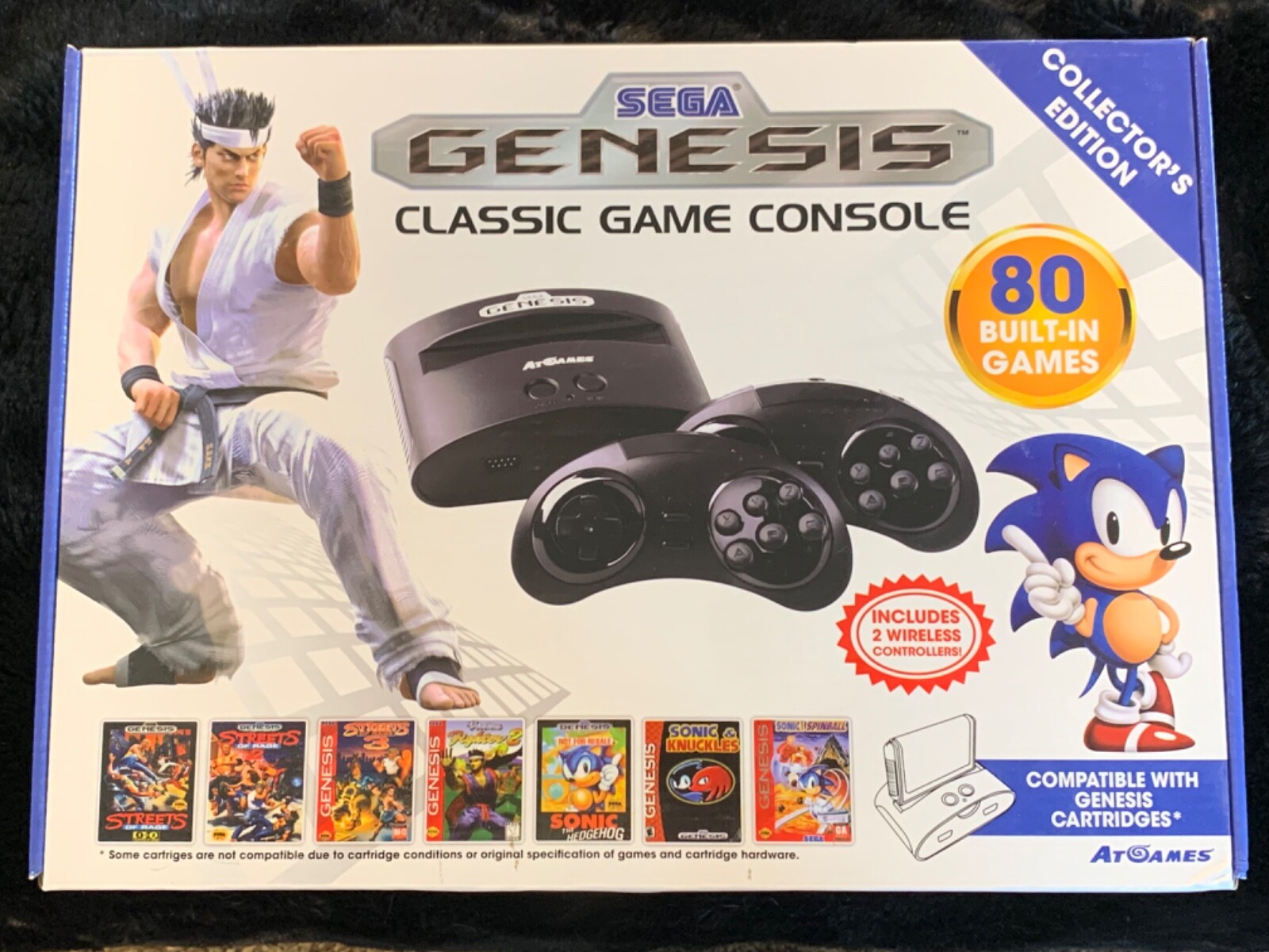 AtGames Sega Genesis Classic Collector’s Edition Mini Console 80 Built ...