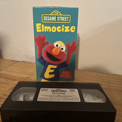 Elmocize (VHS, 1996) Elmo Kids Video Sesame Street Exercise Workout CTW ...