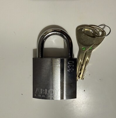 abloy 330 padlock with keys Brand New | eBay