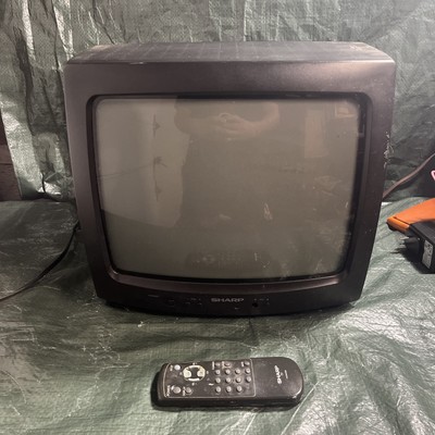 Sharp 13" CRT TV 13G-M60 Television Remote Included Tested Working | eBay