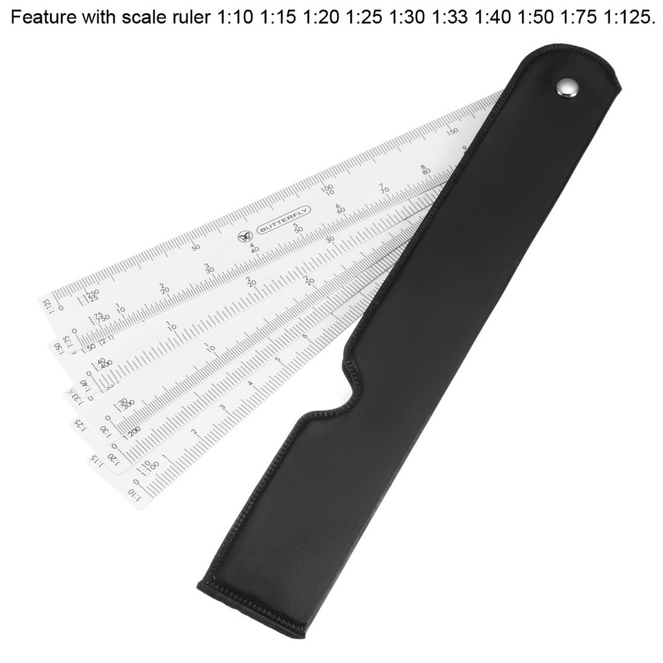 Scale Ruler 19cm Engineer Scale Architect Rulers Plastic | eBay