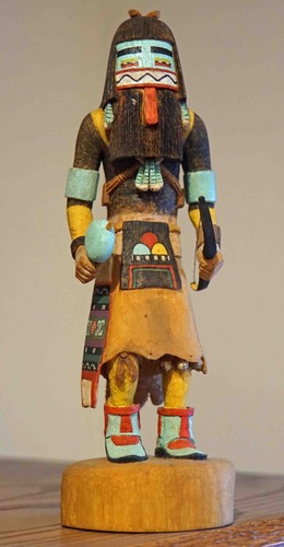 Hopi Kachina Doll Chakwaina Katsina Cottonwood Root Carving Signed ...