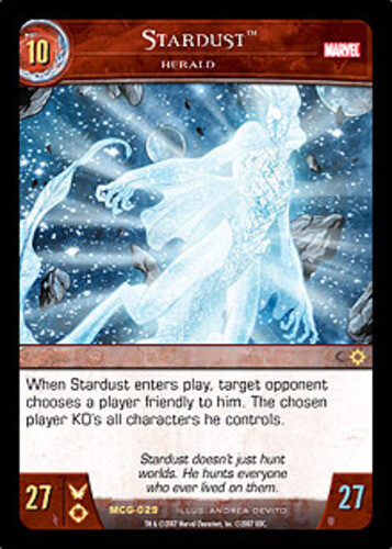 VS System: Stardust, Herald [Played] Marvel Coming of Galactus TCG CCG ...