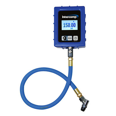 Intercomp Digital Tyre Pressure Gauge - 150 Max PSI, Displays PSI / BAR ...
