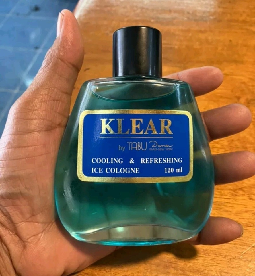 TABU KLEAR Blue Ice Cooling Refreshing Dana Cologne 120ml Paris NY Moisturiser | eBay