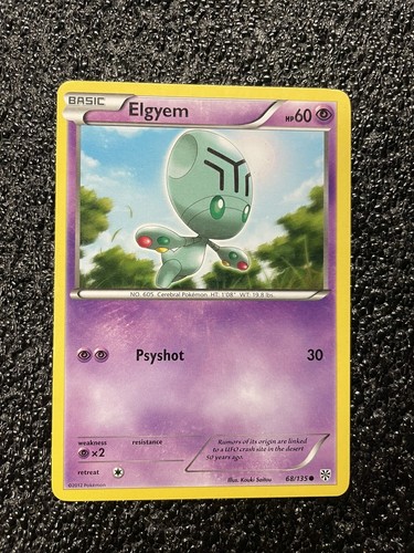 Pokemon TCG Card 2012 Plasma Storm - Elgyem 68/135 | eBay