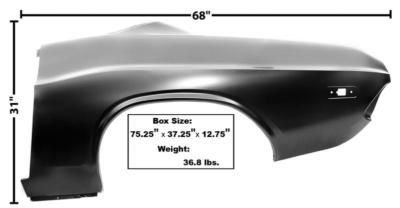 1972-74 Dodge Challenger Quarter Panel - LH New | eBay