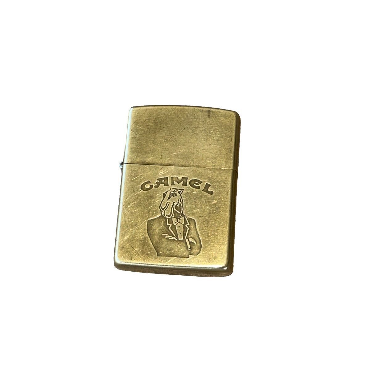 ZIPPO LIGHTER 1932-1991 SCARCE CAMEL SOLID BRASS ETCH ZIPPO LIGHTER 1932-1991 SCARCE CAMEL SOLID BRASS ETCH