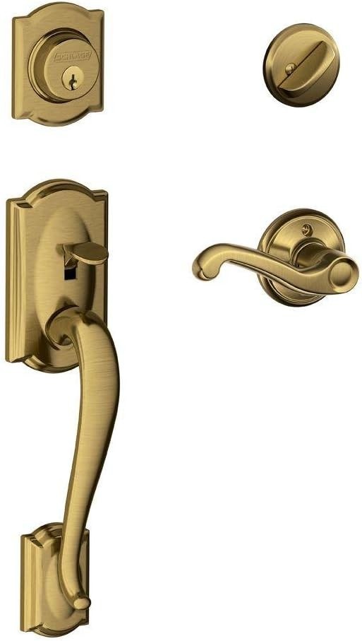 SCHLAGE Lock Company Camelot Single Cylinder Handleset and Right Hand ...
