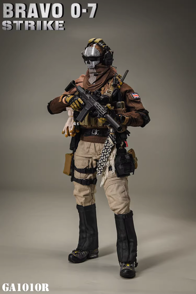 Easy&Simple ES GA1010R 1/6 Bravo 0-7 SAS Strike Sand Colour Ghost ...