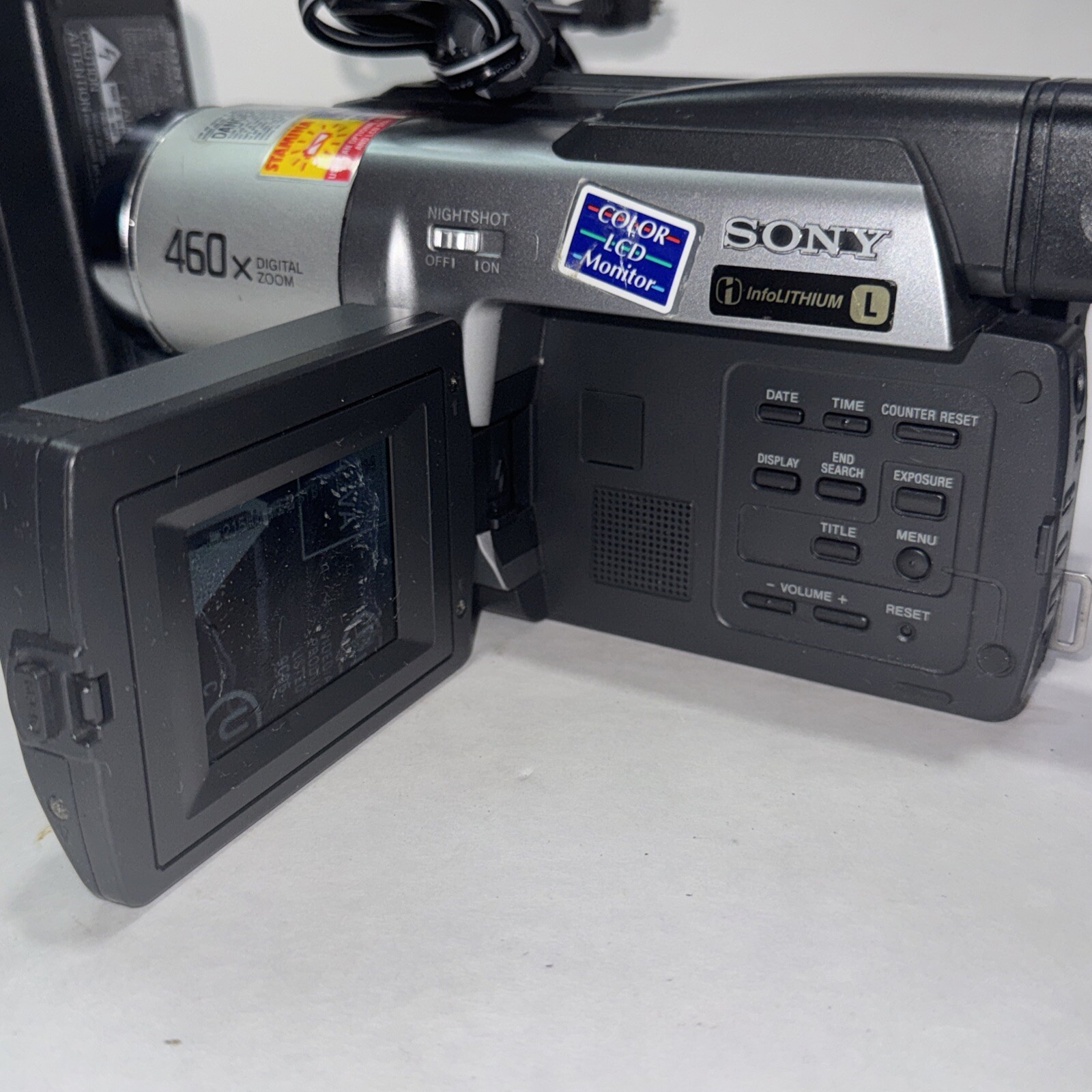 Sony Handycam Vision CCD-TRV58 Hi8 Video8 8mm Camcorder Tested Screen ...