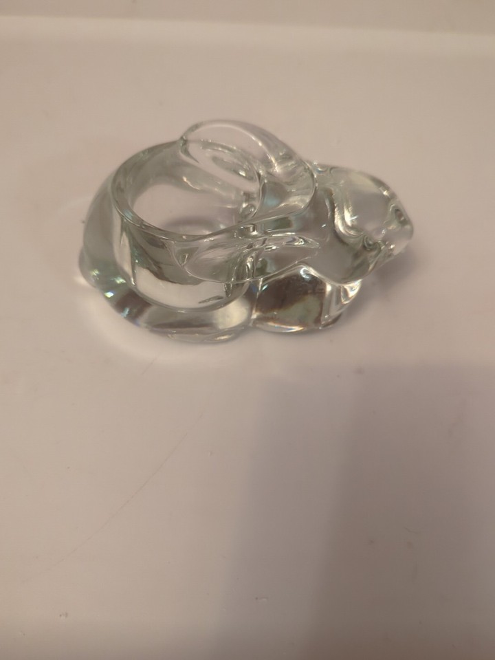 Indiana Glass Company Glass Bunny Rabbit Votive Candle Holder Or ...