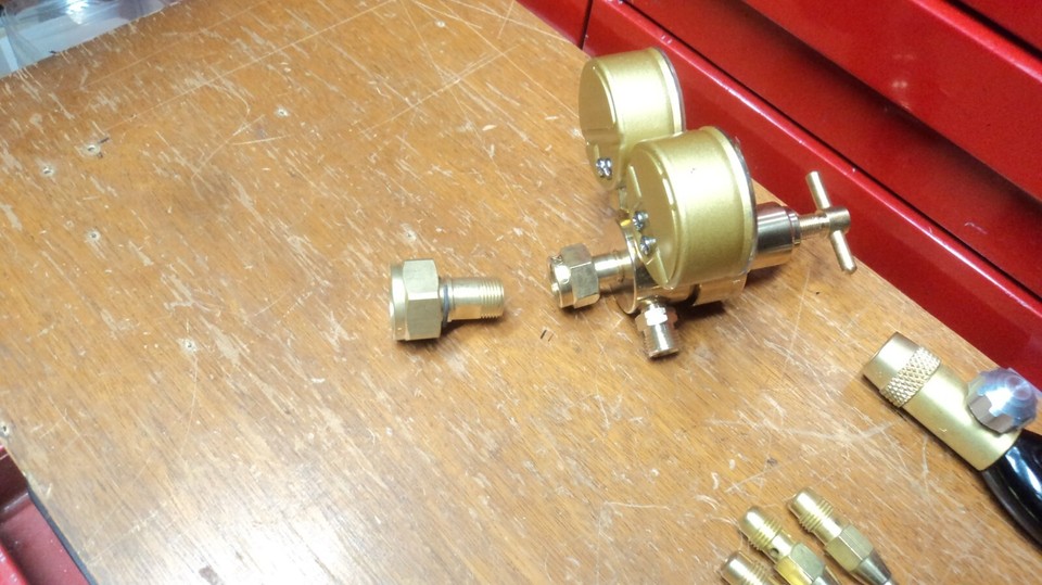 Plumber's torch , air/acetylene Prestolite style with regulator... | eBay