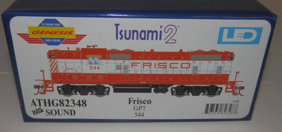 Genesis HO Scale Frisco 544 GP7 Loco DCC & Sound #ATHG82348 NIB | eBay