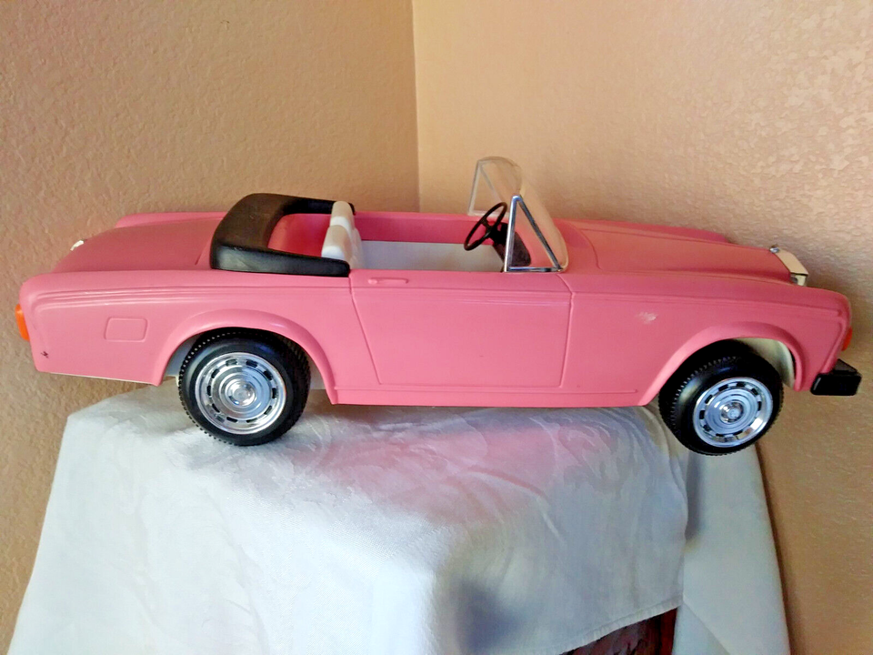 Barbie Classic Convertible Rolls-Royce Large Pink Toy Doll Car | eBay