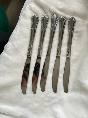 Oneida Dinner Knives Stainless Set Of 5 | eBay