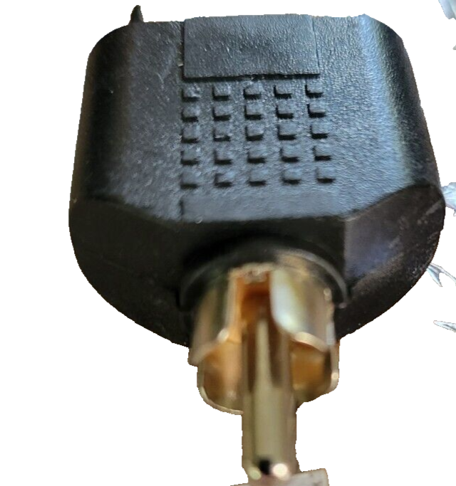 Dual RCA-Female to RCA-Male, Audio-Signal / Combiner / Splitter | eBay