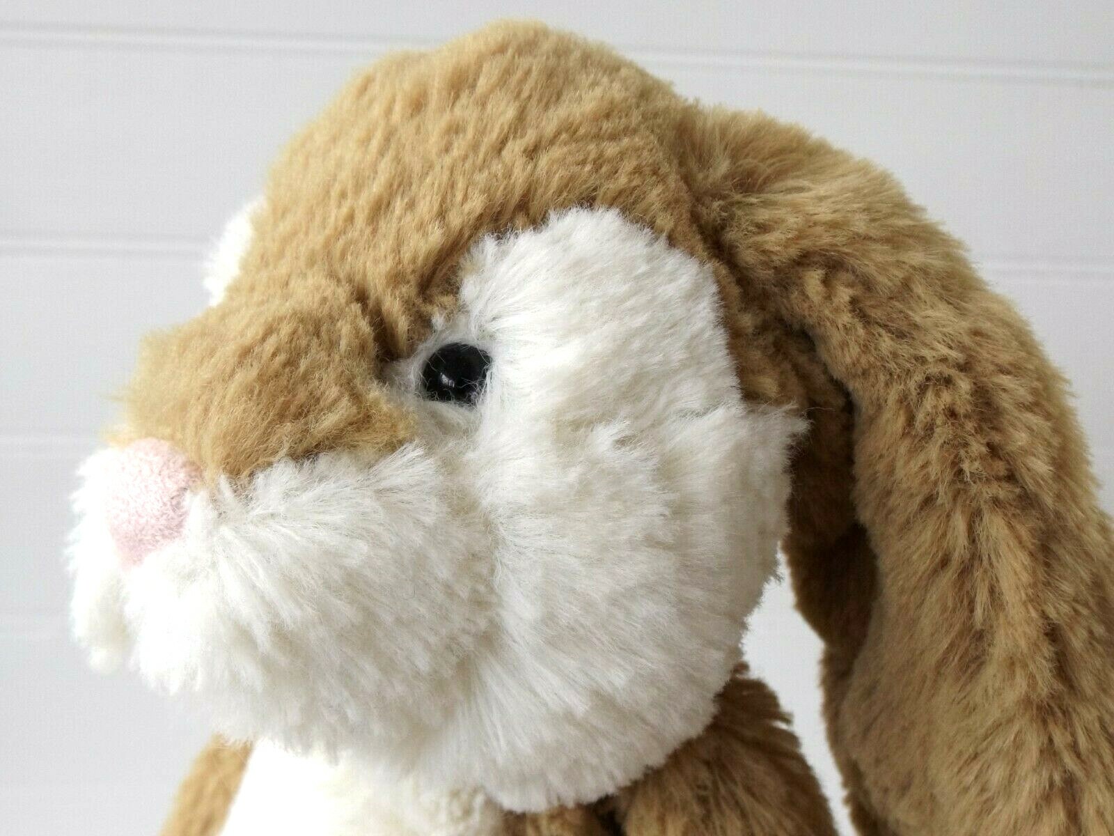 Jellycat – Bashful Wriggle Bunny – Soft Brown & Cream Rabbit – Medium ...