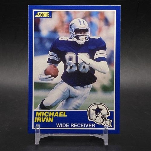 1989 Score #18 Michael Irvin Rookie HOF Dallas Cowboys Football Trading ...