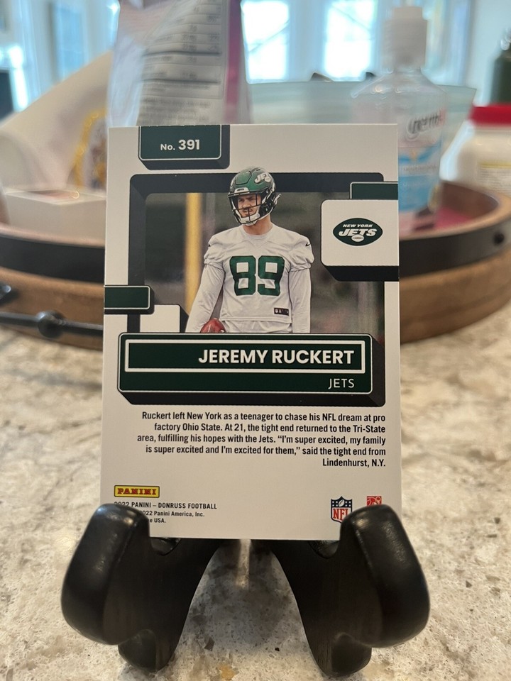 2022 Donruss Rated Rookies #391 Jeremy Ruckert - New York Jets | eBay