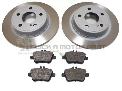 MERCEDES A-CLASS A160 A180 A200 2012-2017 REAR 2 BRAKE DISCS AND PADS ...