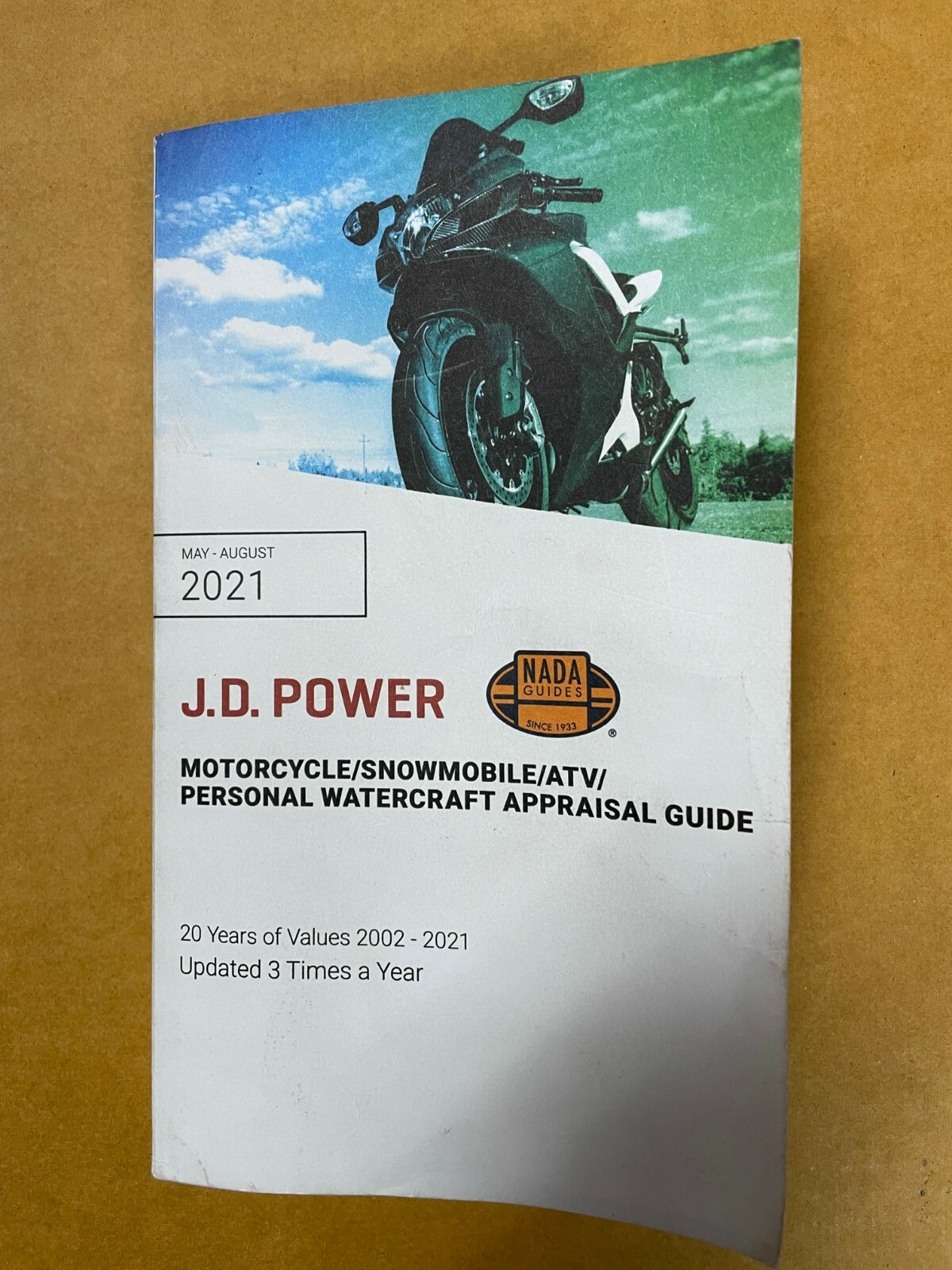 2002-21 NADA MOTORCYCLE,SNOWMOBILE,ATV, PERSONAL WATERCRAFT APPRAISAL ...