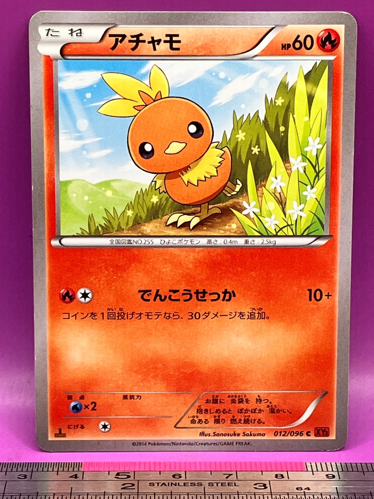 Torchic Pokemon Card 012/096 C XY3 2014 1st Ed Nintendo TCG Japanese ...