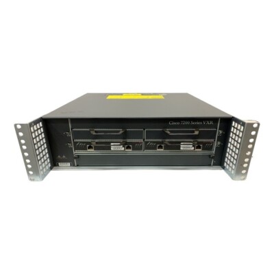 Cisco Router 7200 VXR NPE-G1 Dual PS Fast Ethernet PA-2FE-TX | eBay