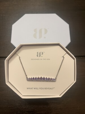 BP Bomb Party RBP 7868 Shes A Keeper Lavender Quartz Rhodium Necklace ...