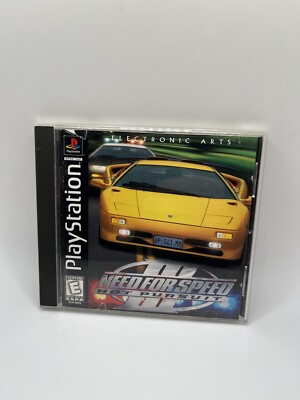 Need for Speed 3 Hot Pursuit PS1 Sony PlayStation Black Label Complete ...