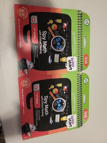 Leap Frog Leap Start 1st Grade Activity Book Spy Math and Critical ...