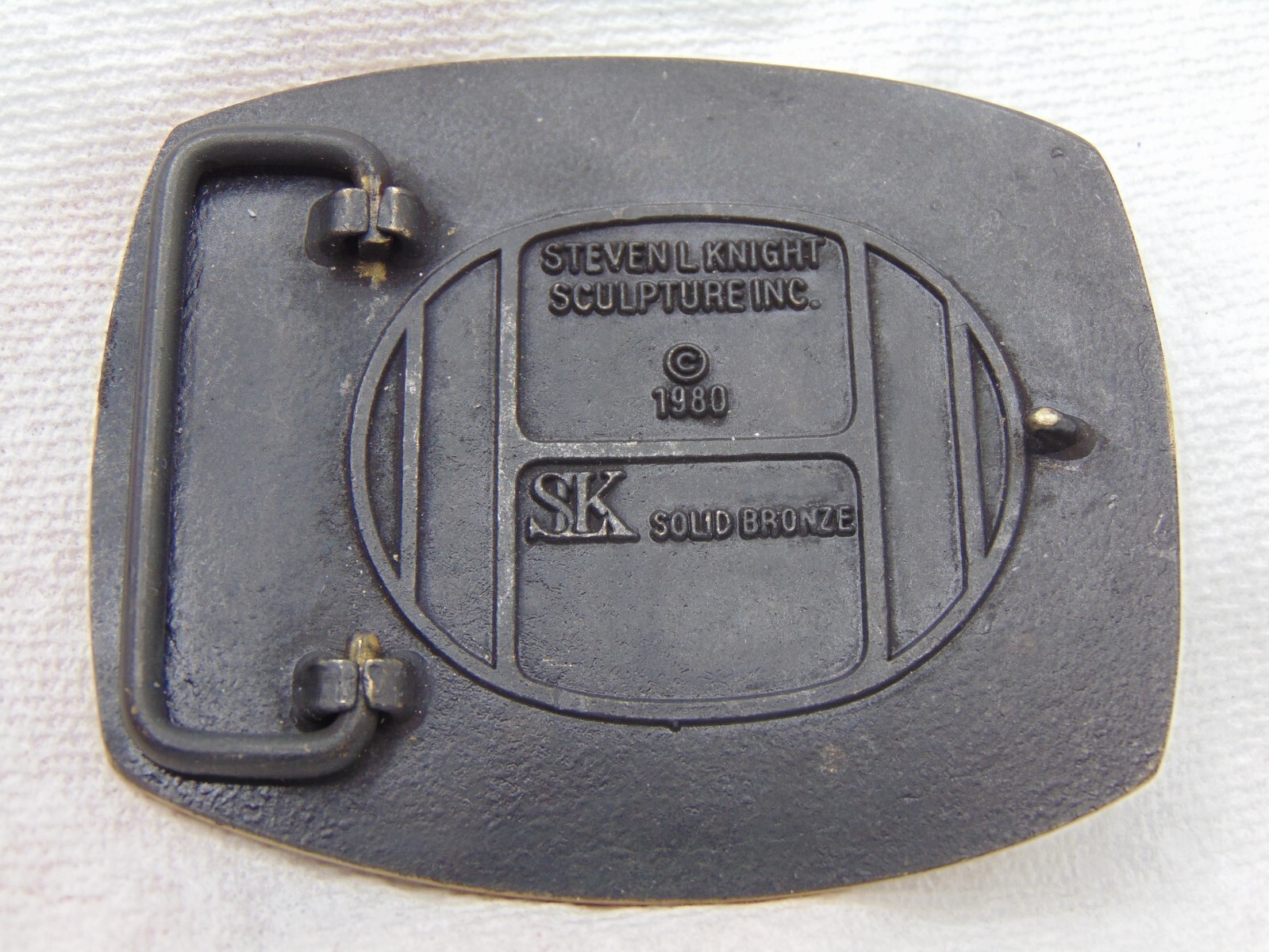 1980 STEVEN L KNIGHT SCULPTURE BASS FISH FISHERMANS B… - Gem