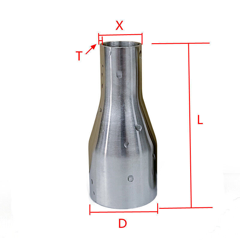 Stainless Steel Pipe Exhaust Reducer Connector Tapered Welded Tube Tool ...